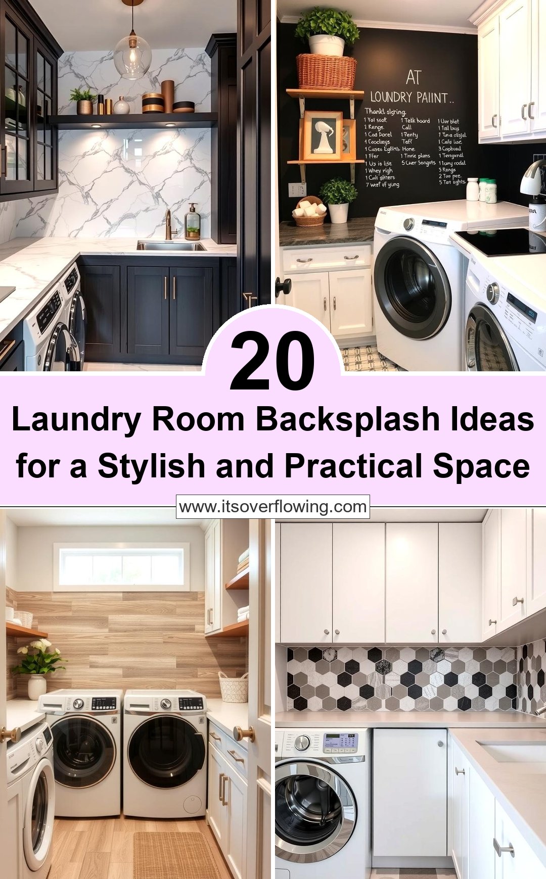 20 Laundry Room Backsplash Ideas for a Stylish and Practical Space
