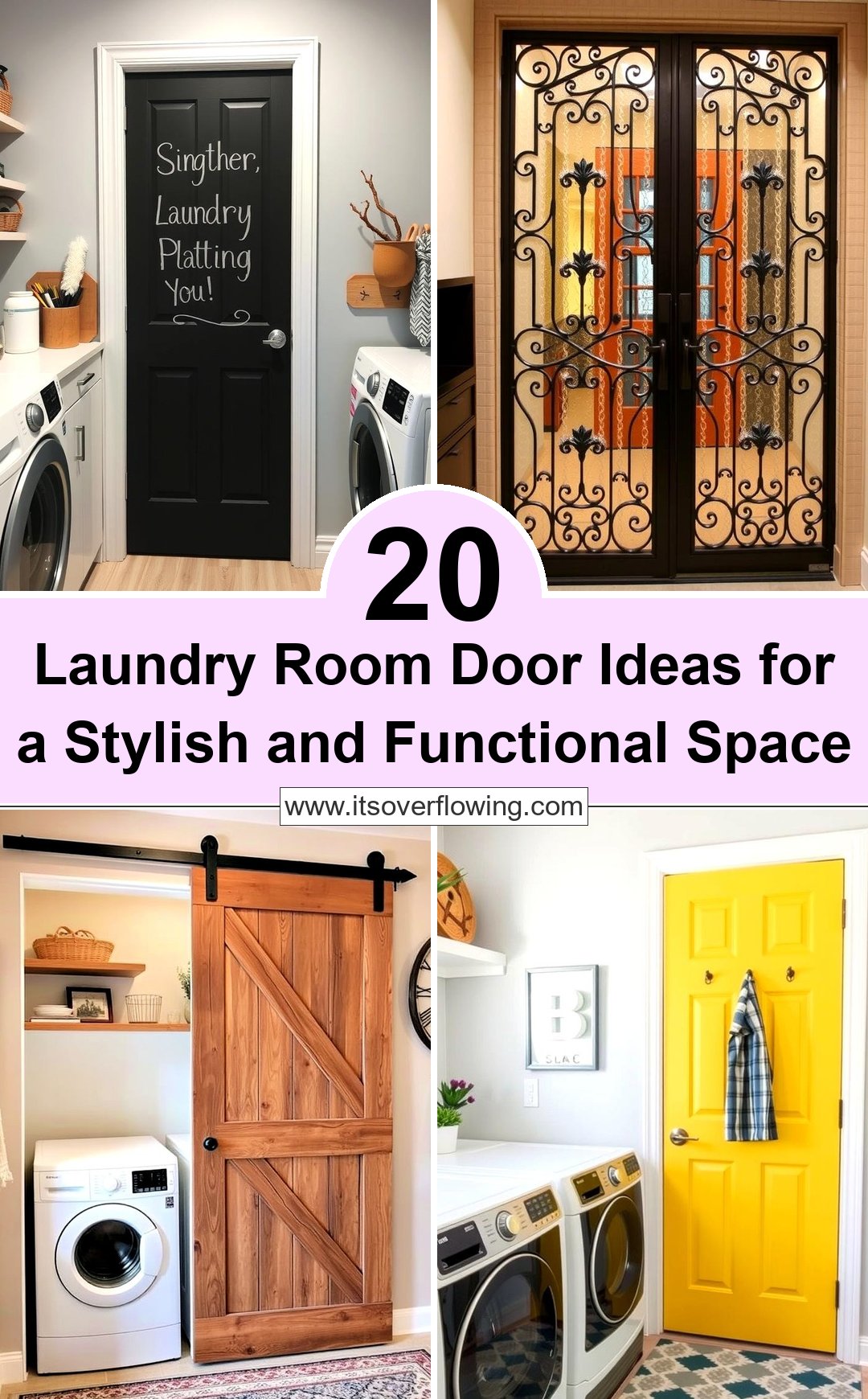 20 Laundry Room Door Ideas for a Stylish and Functional Space