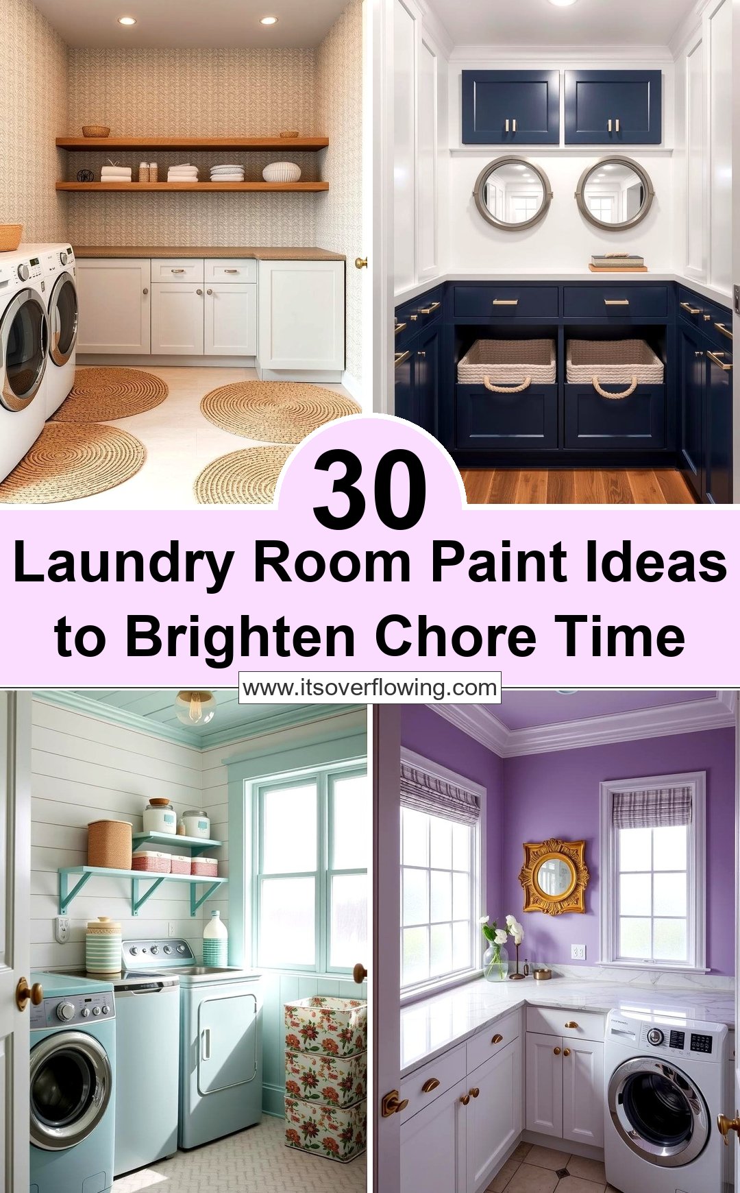 30 Laundry Room Paint Ideas to Brighten Chore Time