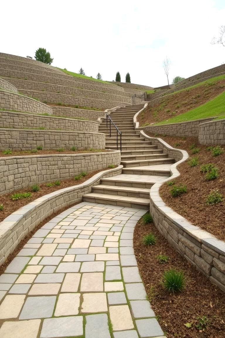 30 Flagstone Walkway Ideas for Charming Pathways