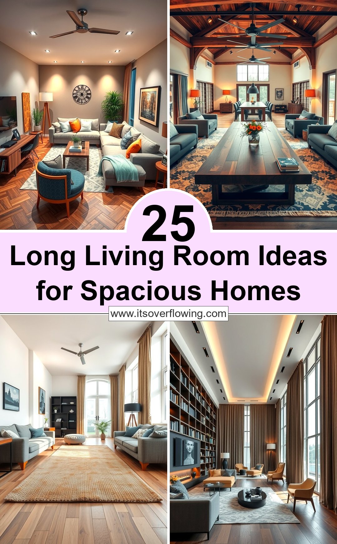 25 Long Living Room Ideas for Spacious Homes