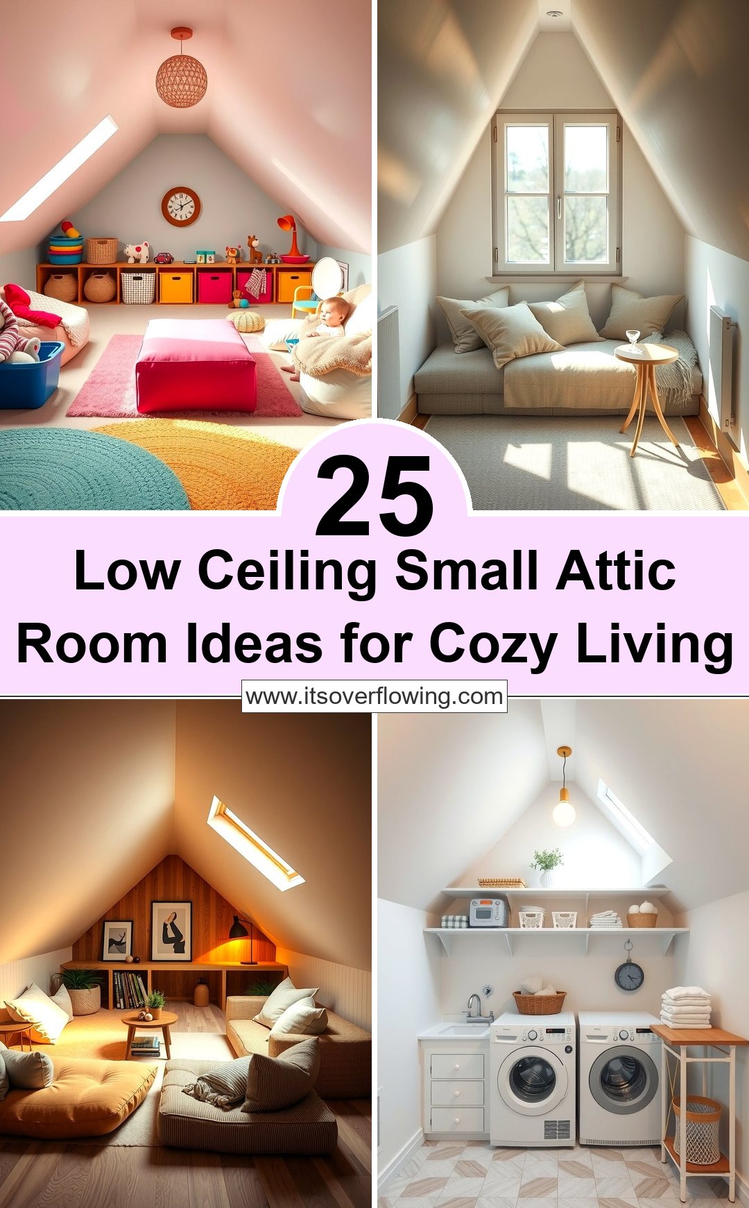 25 Low Ceiling Small Attic Room Ideas for Cozy Living