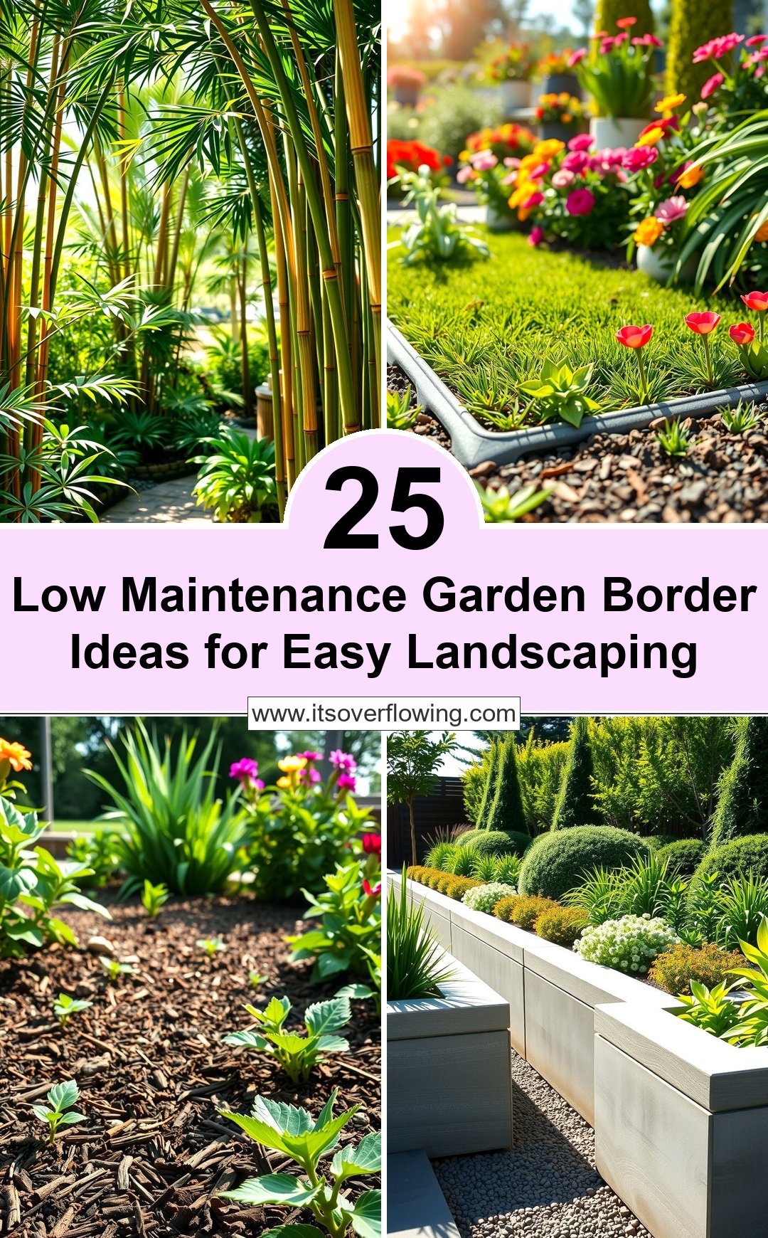 25 Low Maintenance Garden Border Ideas for Easy Landscaping