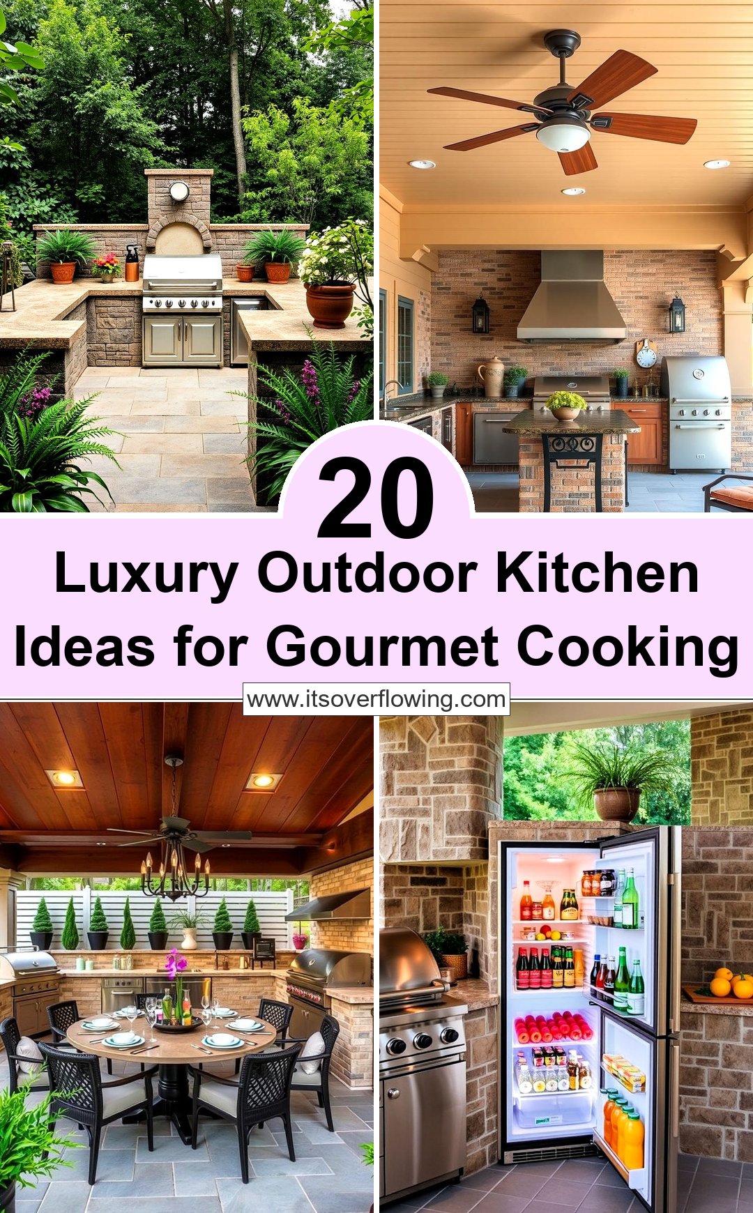 20 Luxury Outdoor Kitchen Ideas for Gourmet Cooking