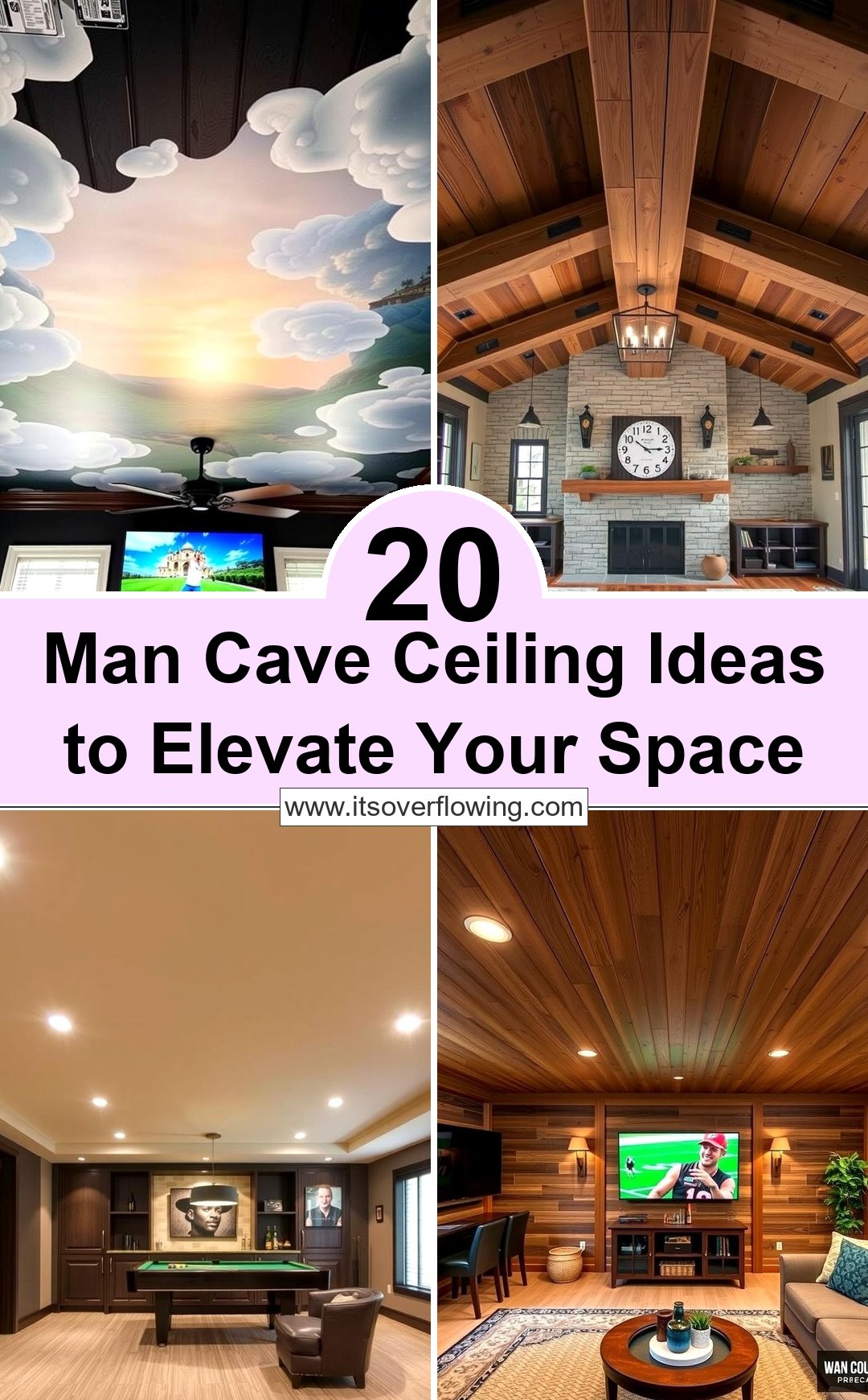 20 Man Cave Ceiling Ideas to Elevate Your Space