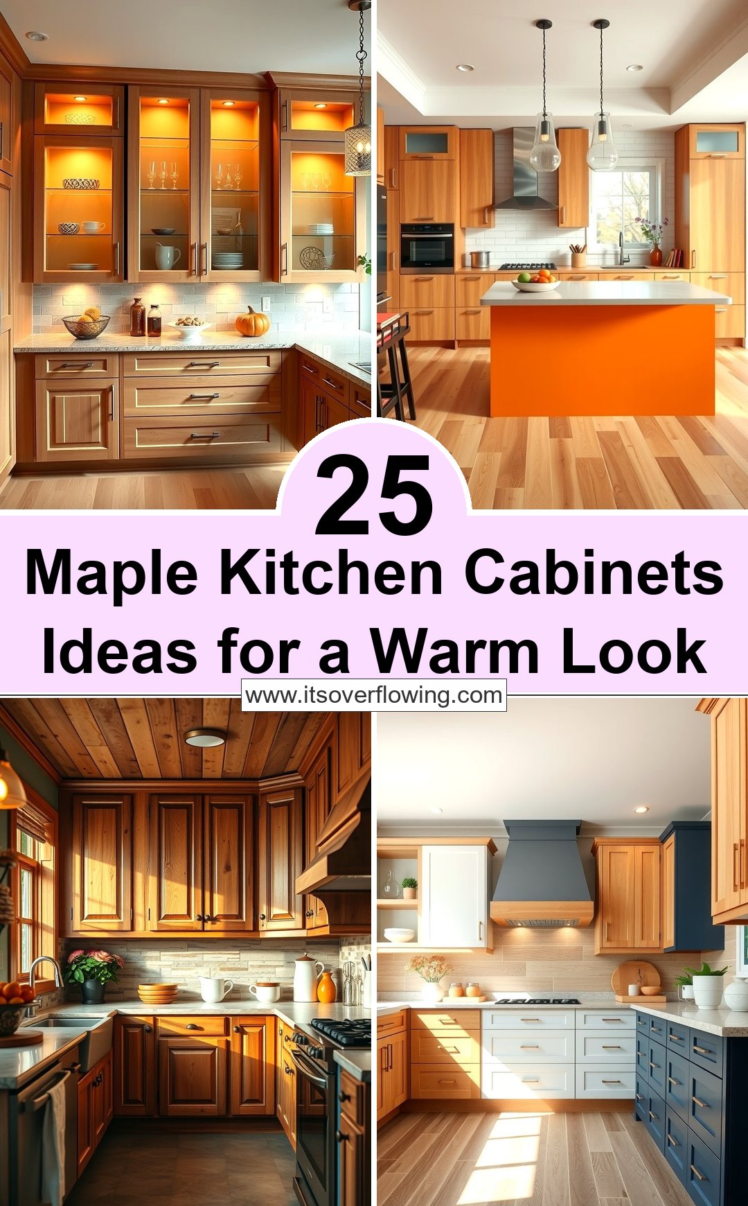 25 Maple Kitchen Cabinets Ideas for a Warm Look