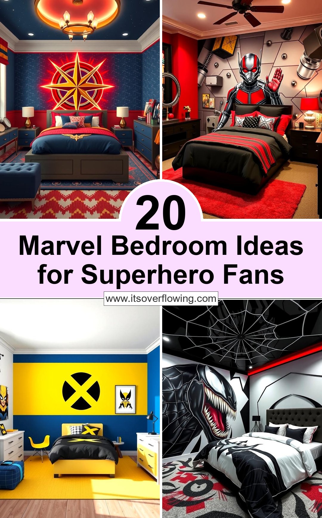 20 Marvel Bedroom Ideas for Superhero Fans