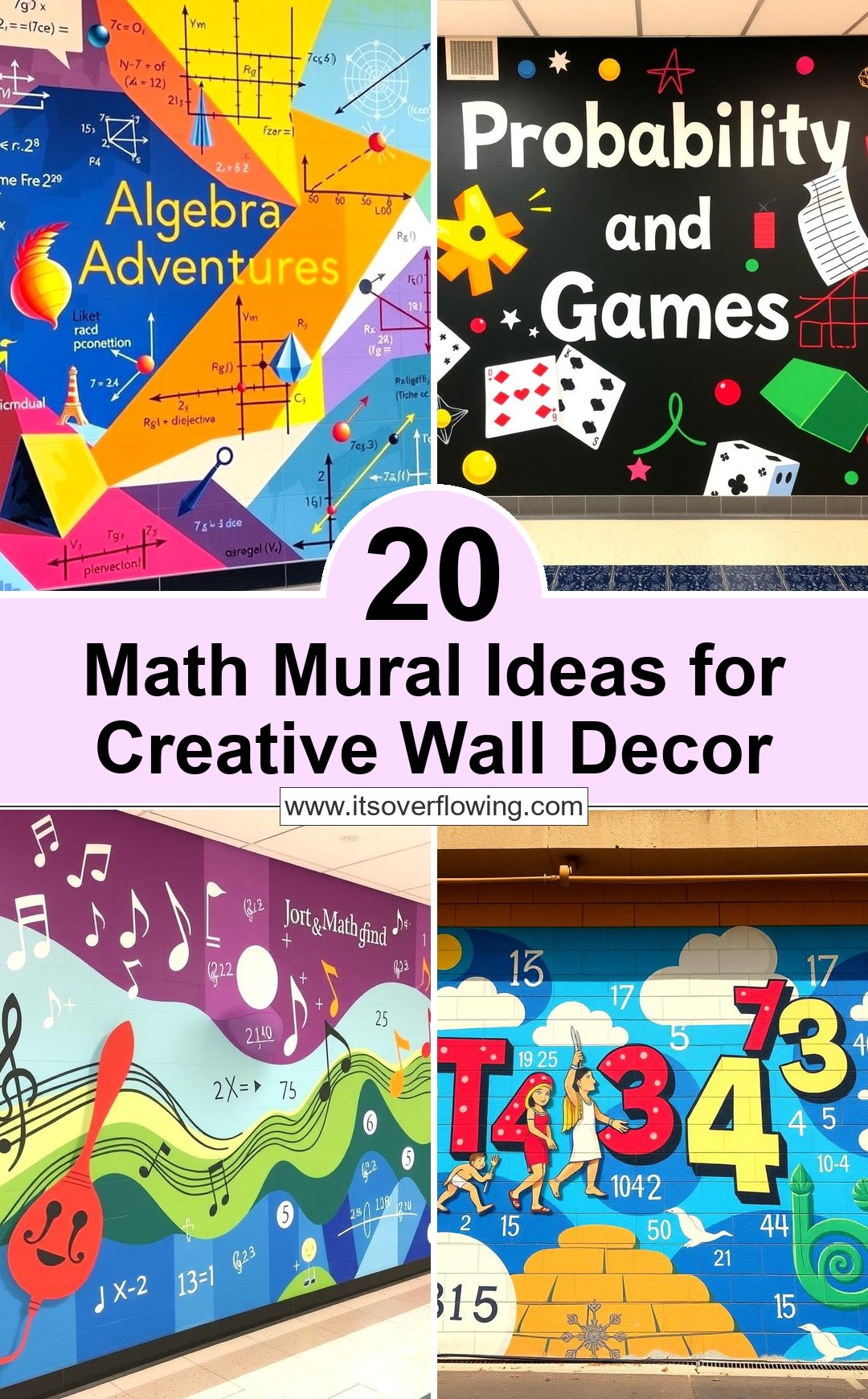 20 Math Mural Ideas for Creative Wall Decor