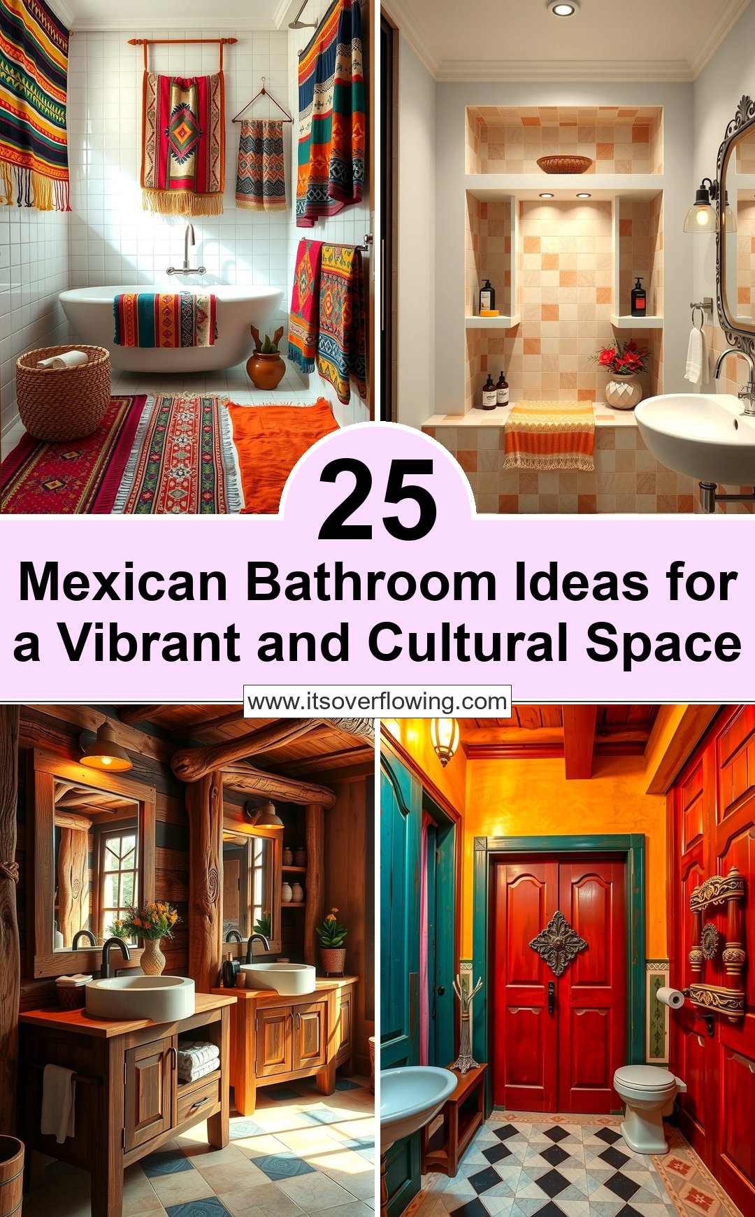 25 Mexican Bathroom Ideas for a Vibrant and Cultural Space