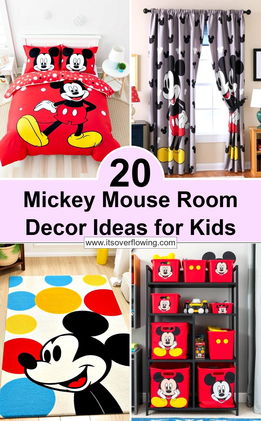 20 Mickey Mouse Room Decor Ideas for Kids