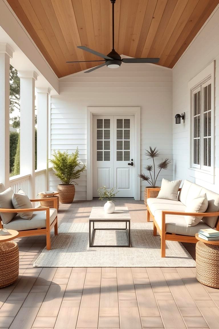 21 Back Porch Ideas for Cozy and Functional Outdoor Spaces