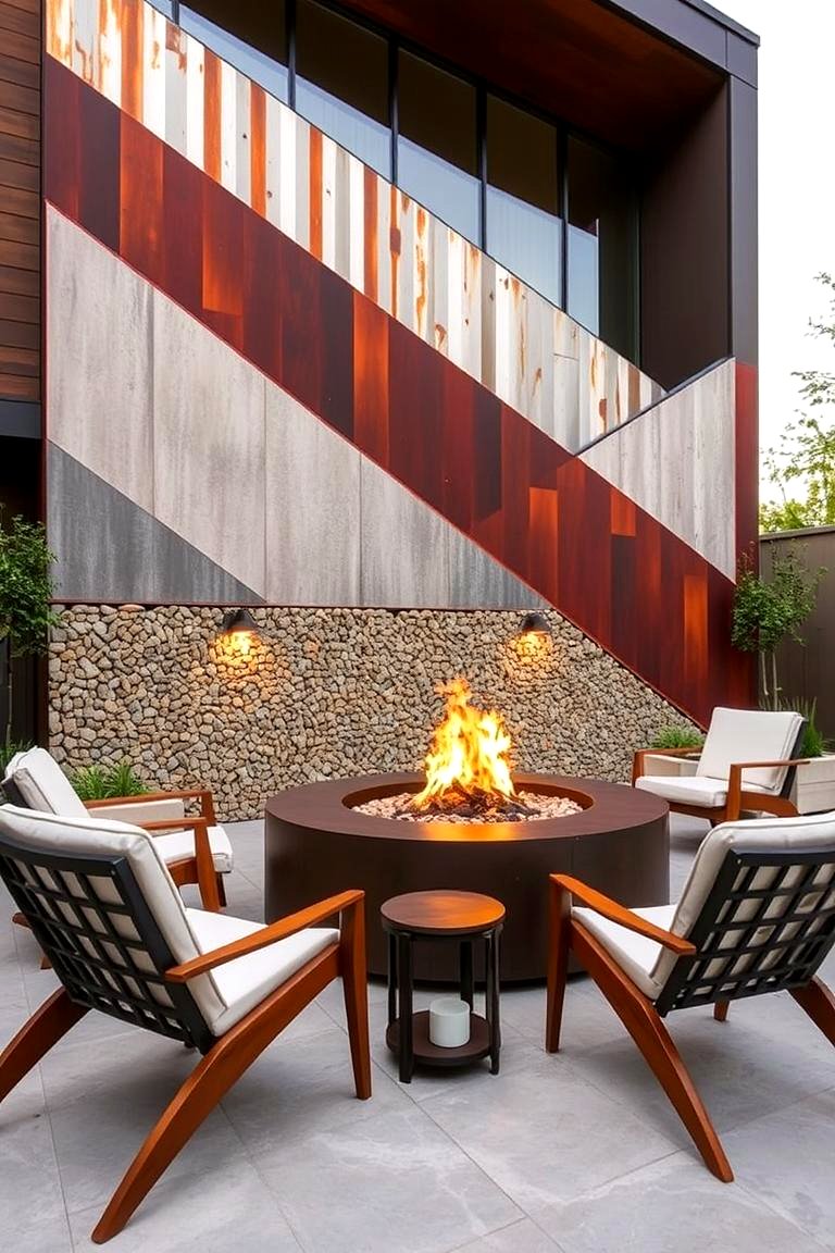 30 Square Fire Pit Ideas for Modern Outdoor Gathering Spaces