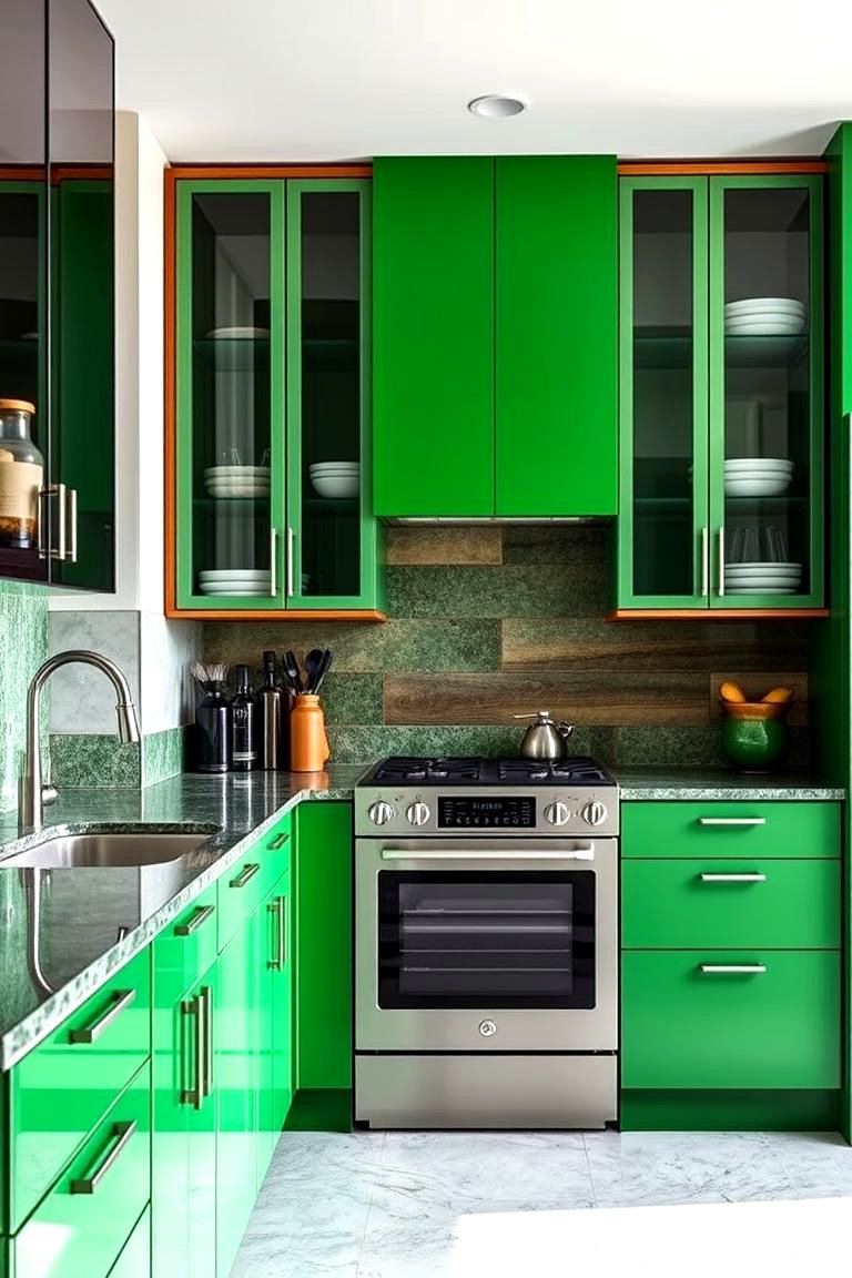 21 Green Kitchen Cabinet Ideas for a Vibrant Culinary Space