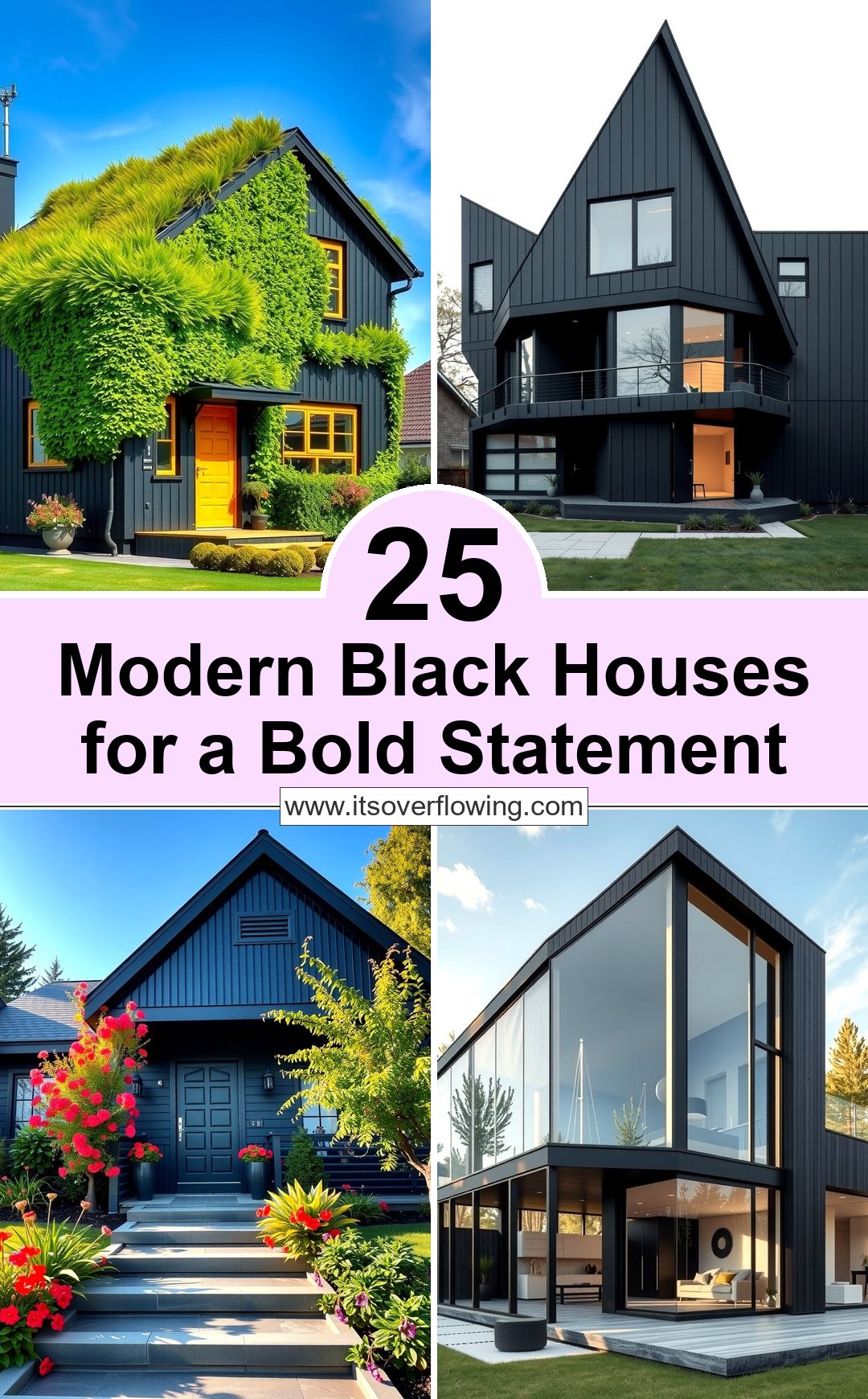 25 Modern Black Houses for a Bold Statement