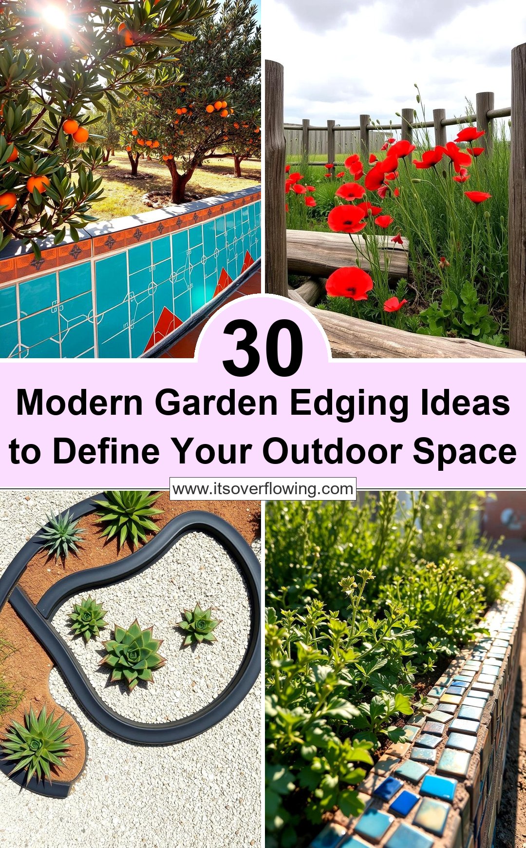 30 Modern Garden Edging Ideas to Define Your Outdoor Space