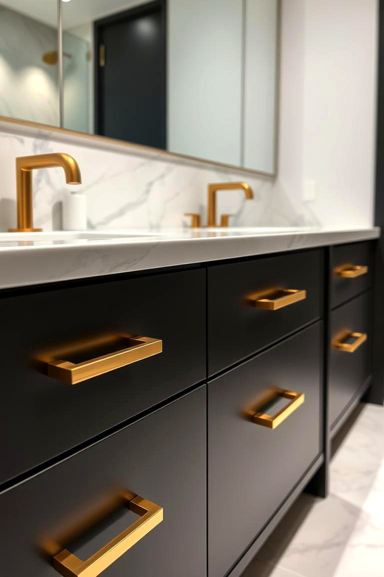 30 Gold Bathroom Ideas for Luxurious, Modern Spaces
