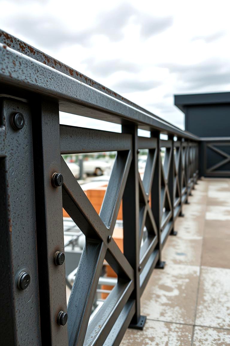 30 Modern Metal Deck Railing Ideas for Stylish Outdoor Spaces