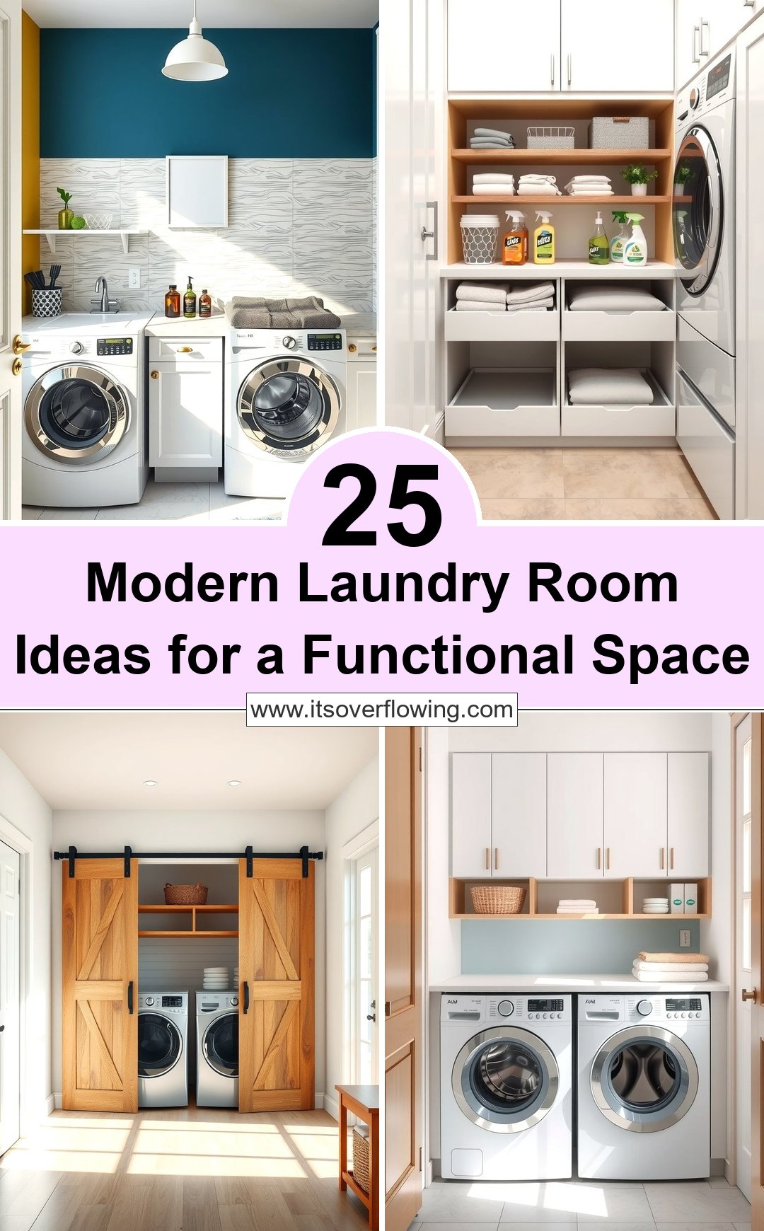25 Modern Laundry Room Ideas for a Functional Space