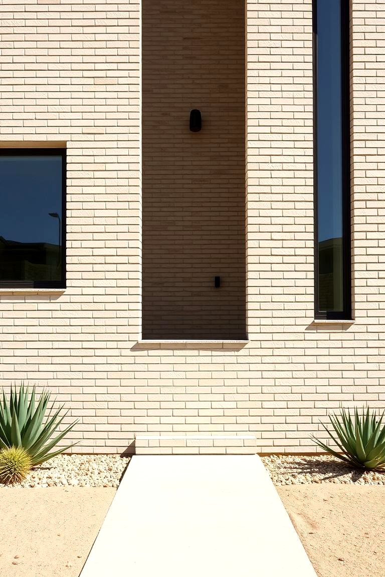 30 Beige Brick Exterior Home Ideas for Warm Curb Appeal