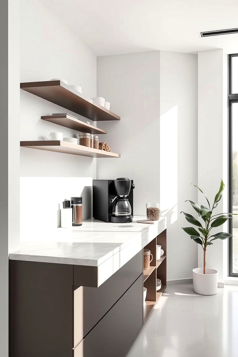 21 Functional Coffee Station Ideas for Kitchen or Office