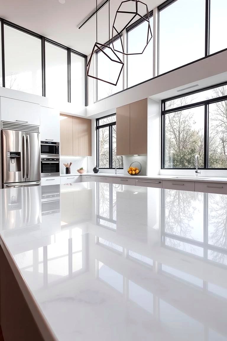 30 Quartz Kitchen Countertops for Modern & Durable Surfaces