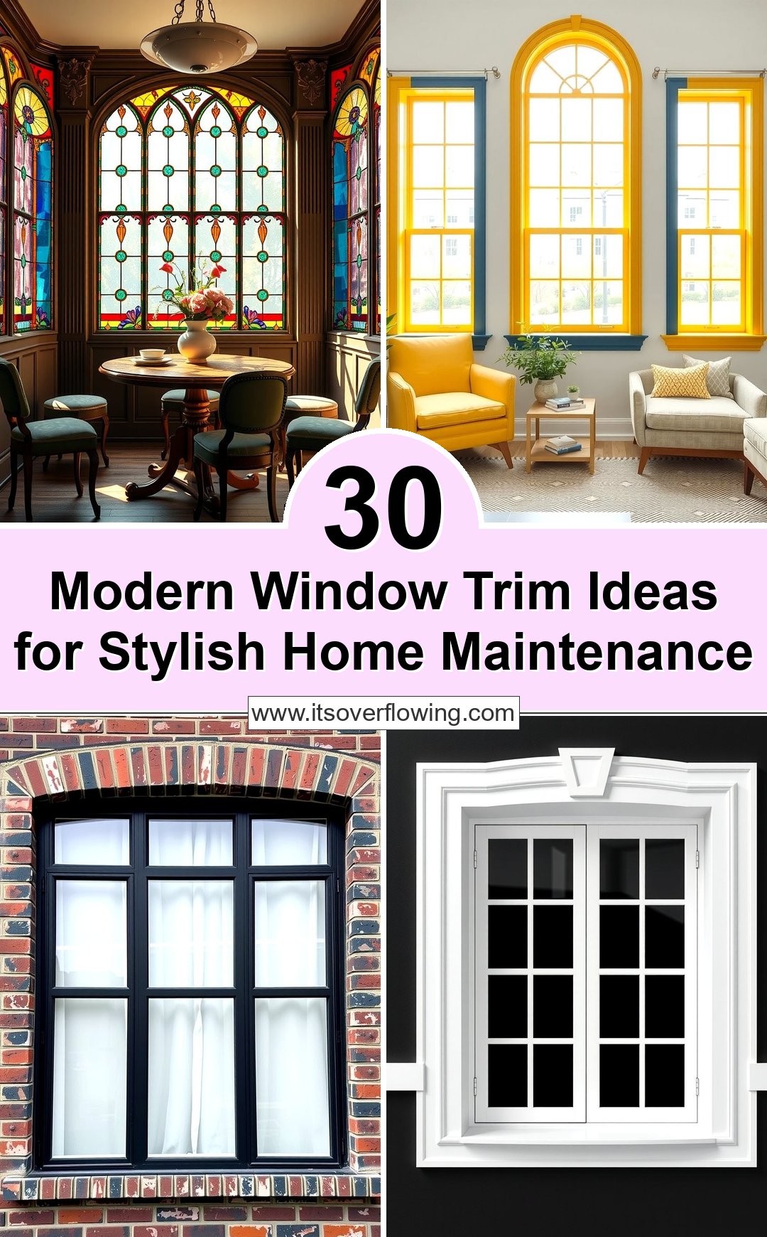 30 Modern Window Trim Ideas for Stylish Home Maintenance