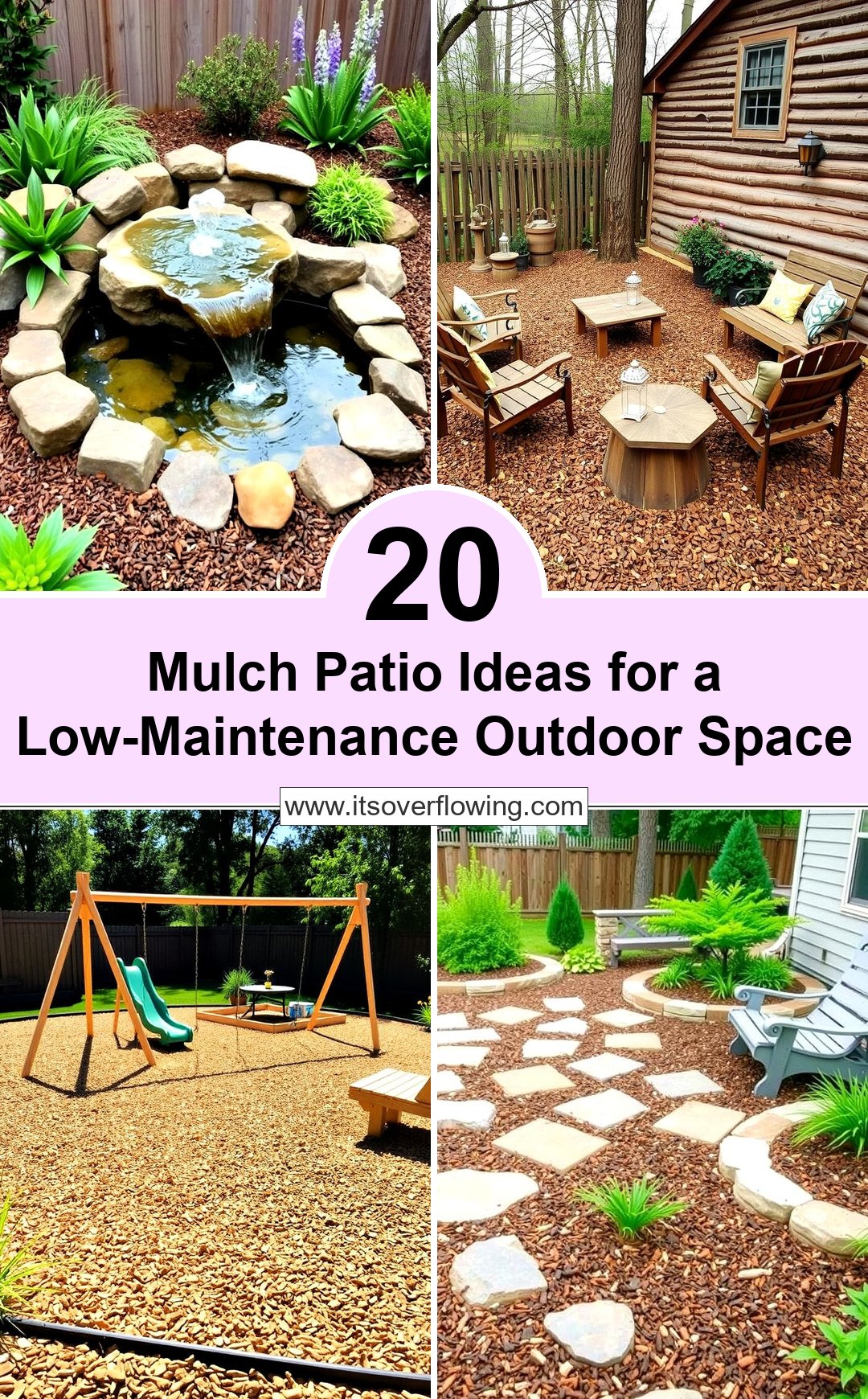 20 Mulch Patio Ideas for a Low-Maintenance Outdoor Space