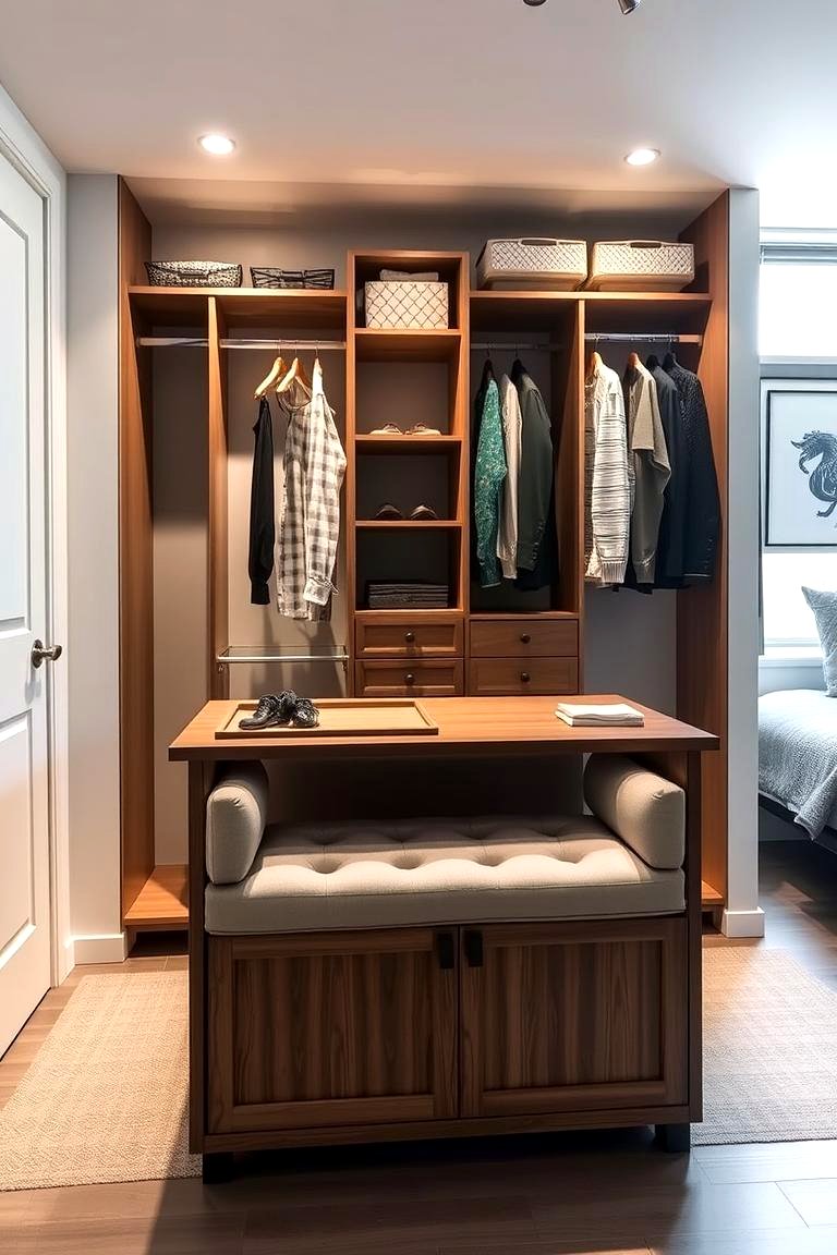 30 Closet Island Ideas: Luxurious Walk-In Storage Solutions