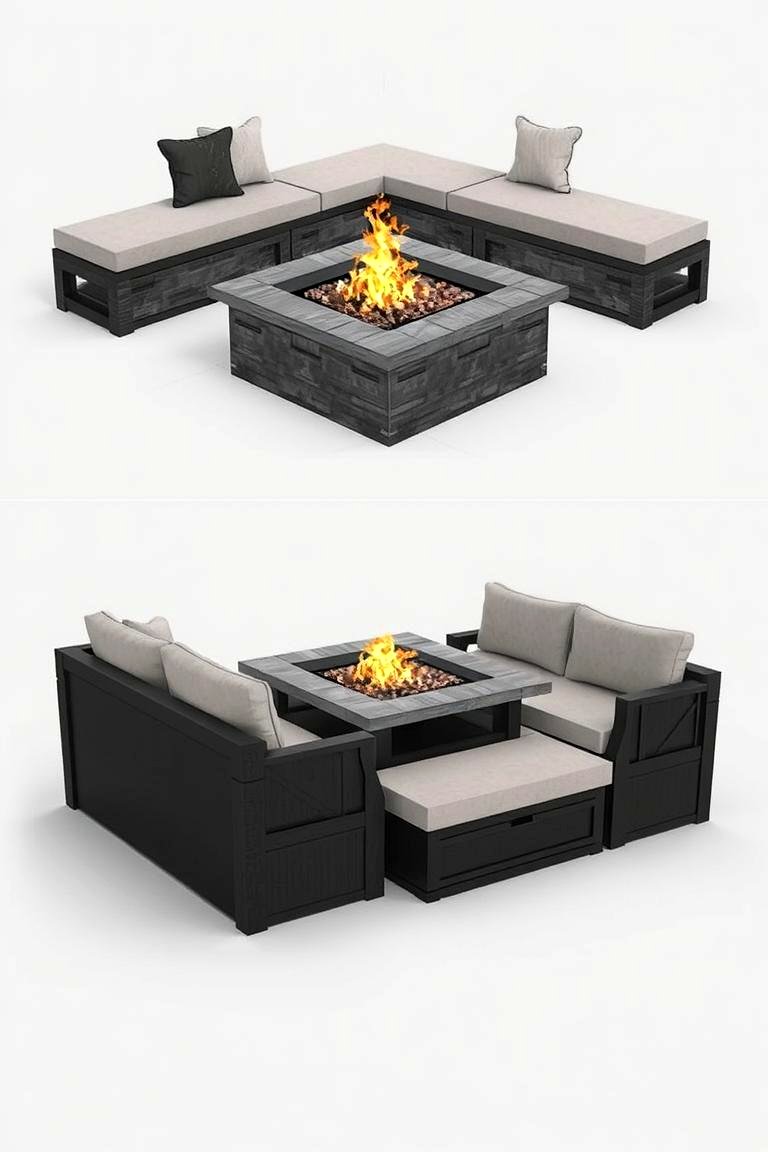 30 Square Fire Pit Ideas for Modern Outdoor Gathering Spaces