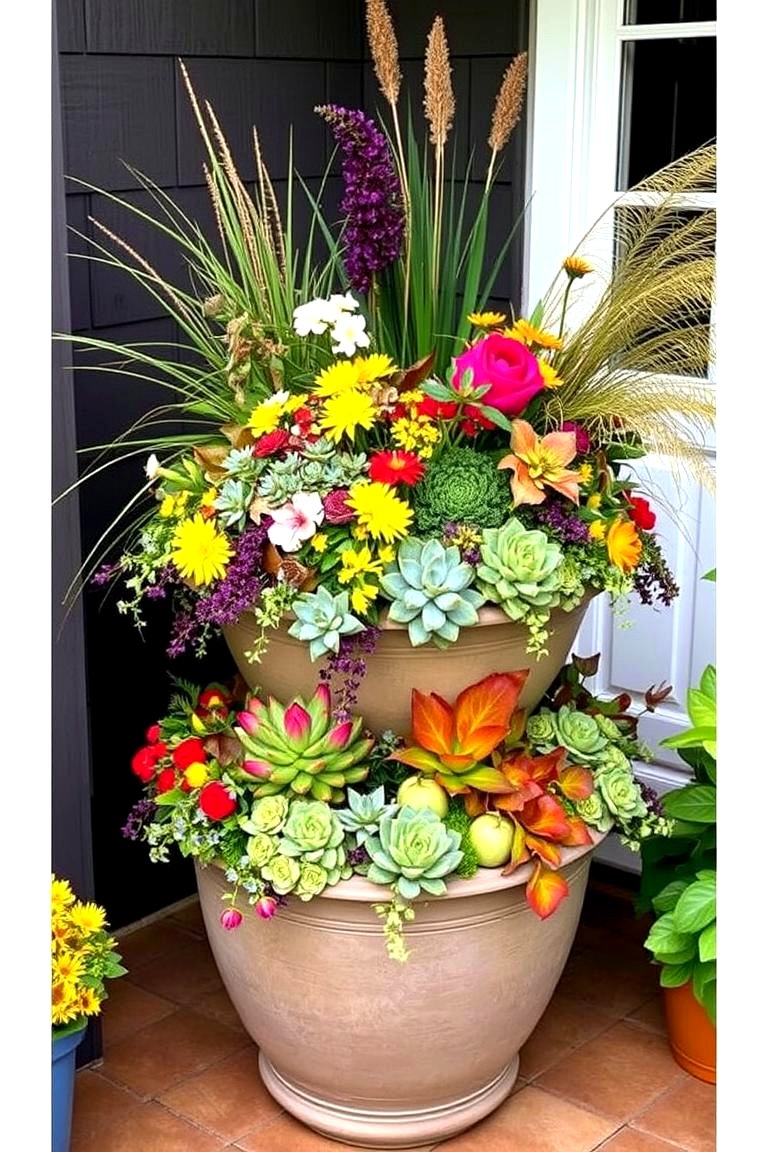 21 Fall Planter Ideas to Refresh Your Outdoor Spaces