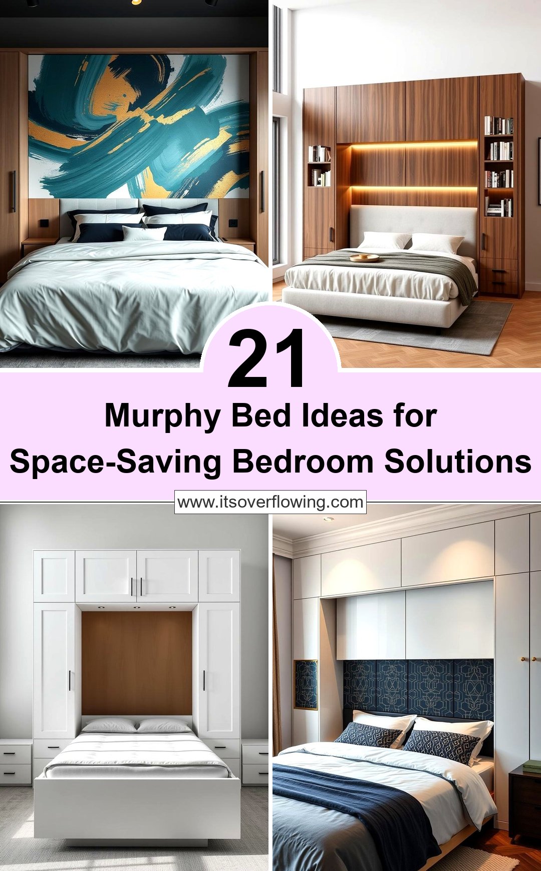 21 Murphy Bed Ideas for Space-Saving Bedroom Solutions