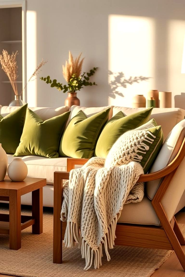 21 Sage Green Living Room Schemes for Calming Interior Designs