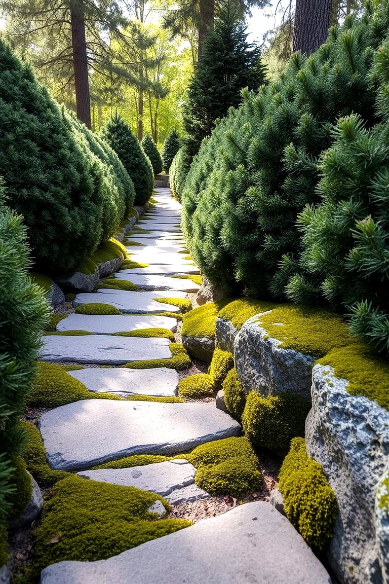 30 Front Yard Evergreen Landscaping Ideas for Year-Round Beauty