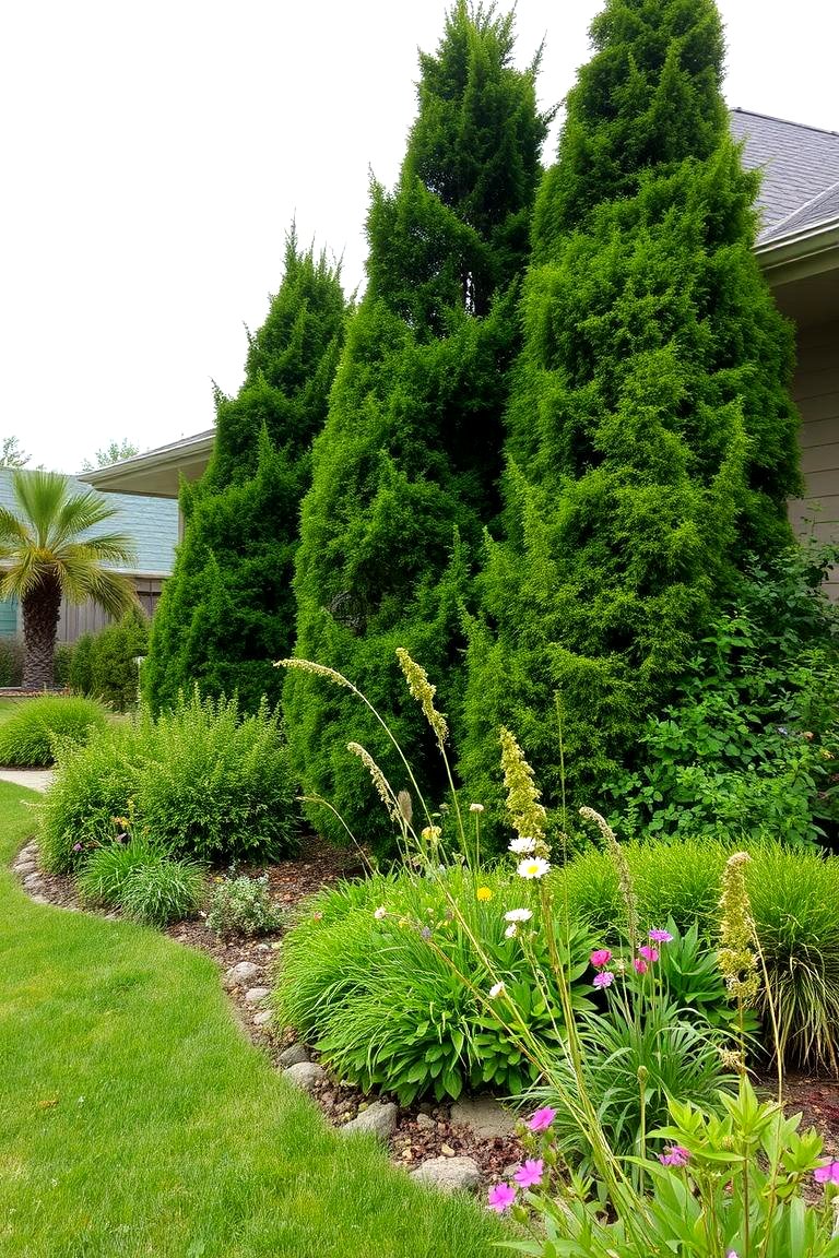 30 Front Yard Evergreen Landscaping Ideas for Year-Round Beauty