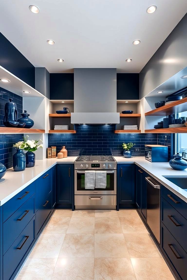 21 Inviting Blue Kitchen Ideas for Coastal or Modern Themes