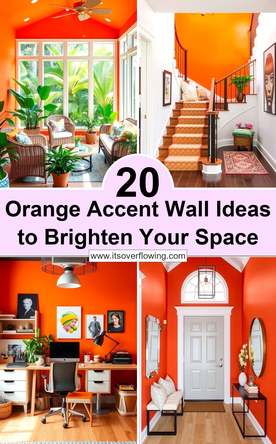 20 Orange Accent Wall Ideas to Brighten Your Space