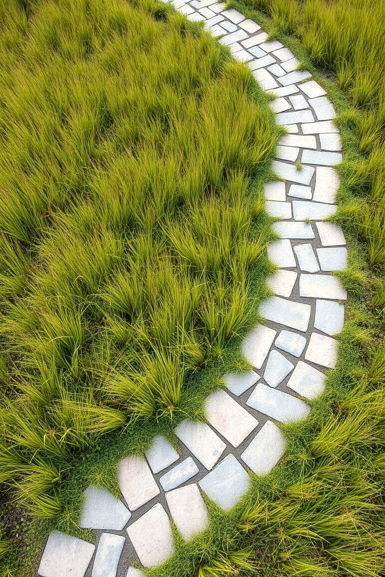 30 Flagstone Walkway Ideas for Charming Pathways