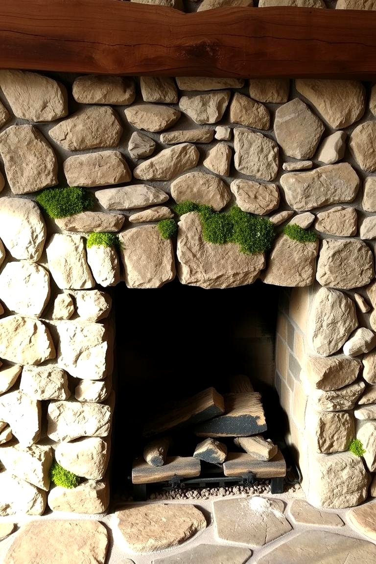 21 Rustic Stone Fireplace Designs for Cozy Living Rooms