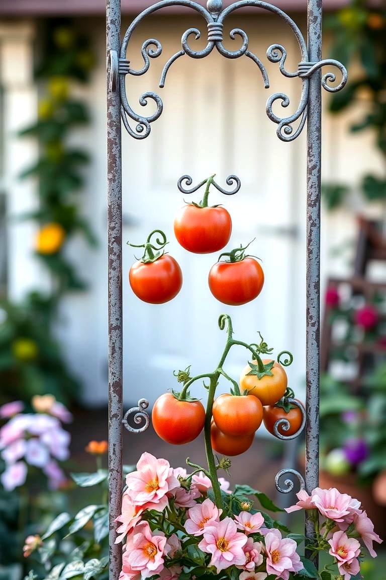30 Tomato Trellis Ideas for Healthy & Space-Saving Gardens