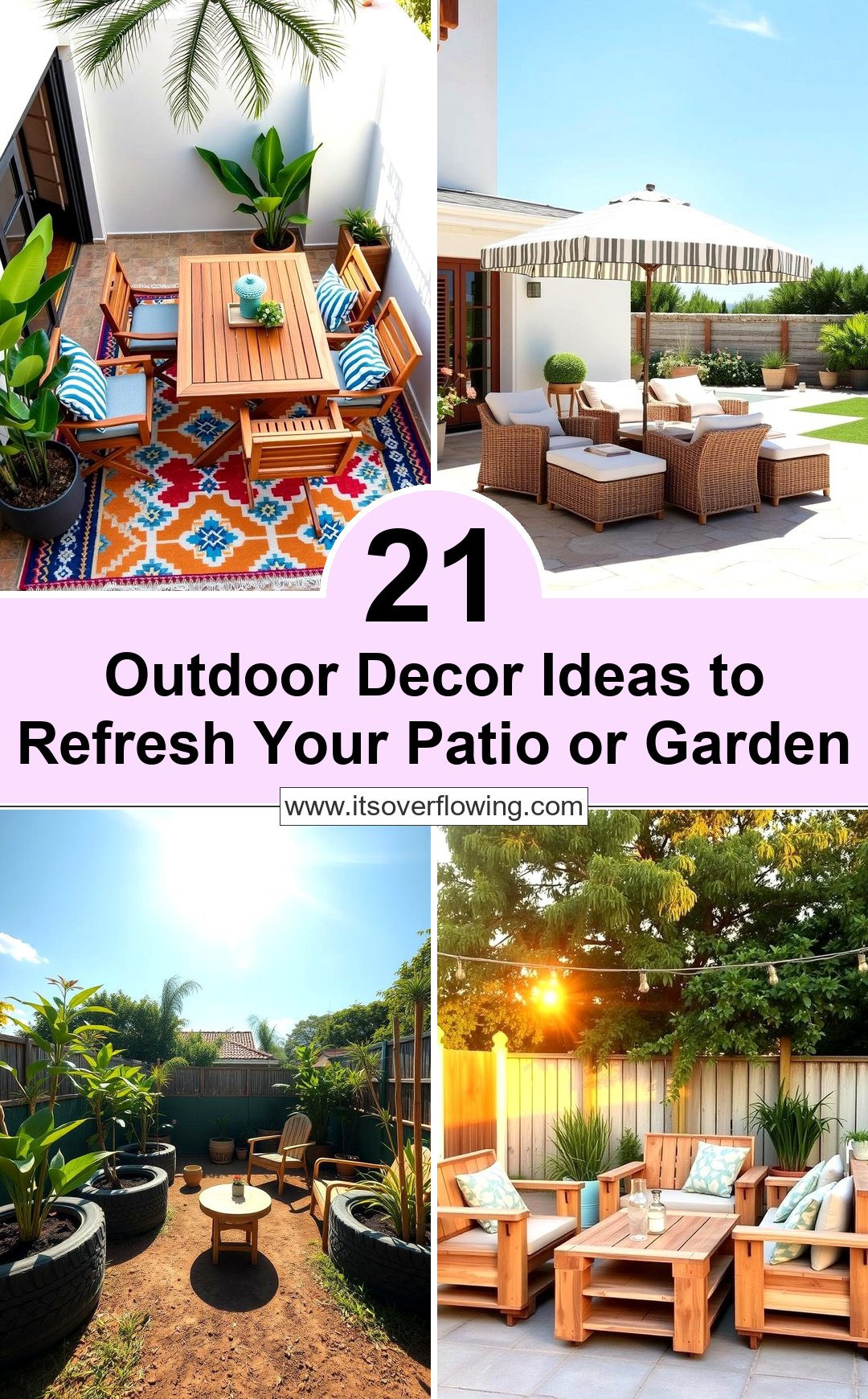 21 Outdoor Decor Ideas to Refresh Your Patio or Garden