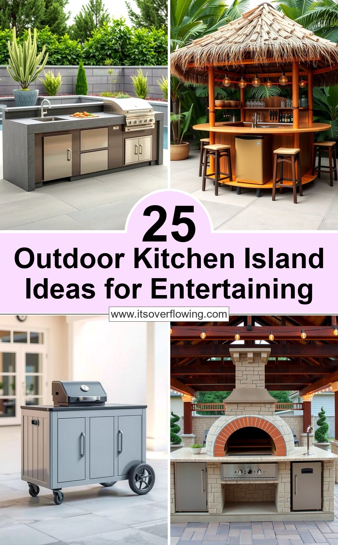 25 Outdoor Kitchen Island Ideas for Entertaining