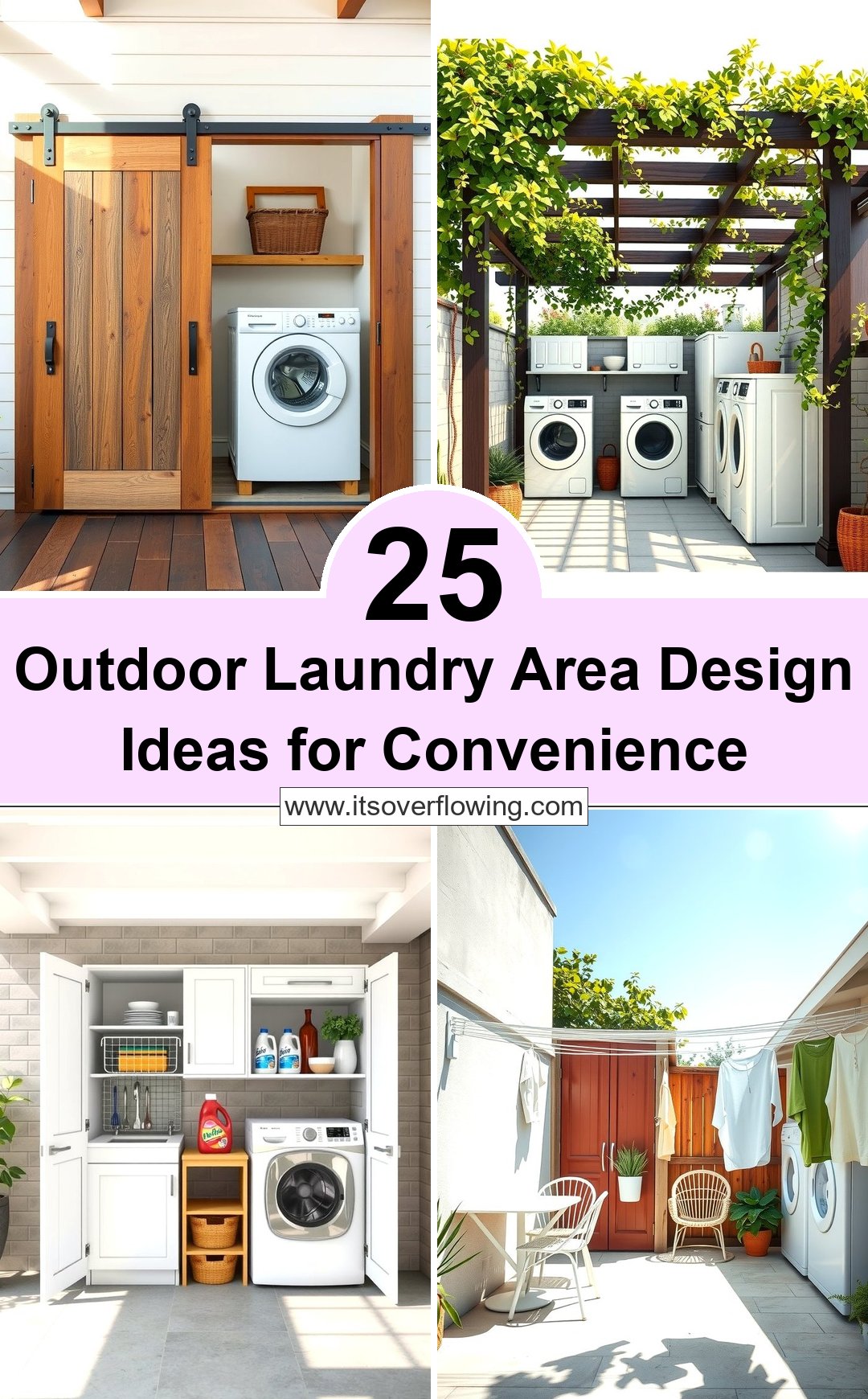 25 Outdoor Laundry Area Design Ideas for Convenience