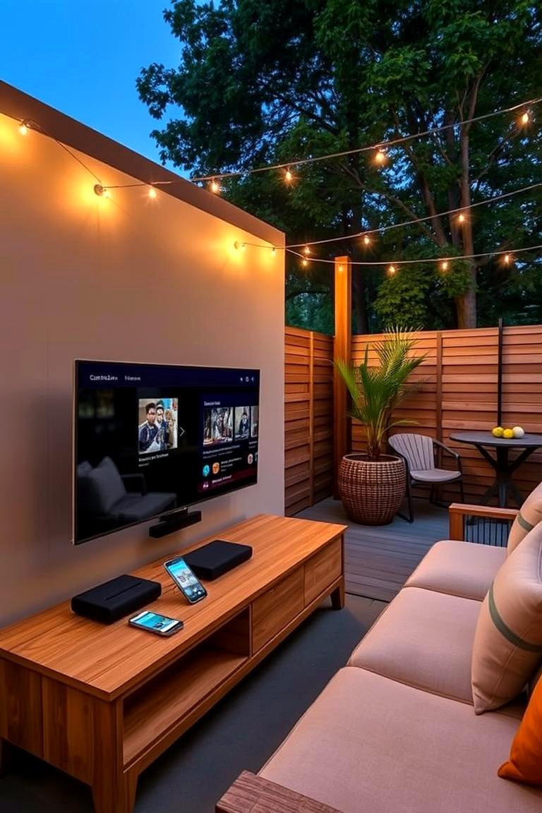30 Outdoor TV Ideas for Entertainment Under the Sky