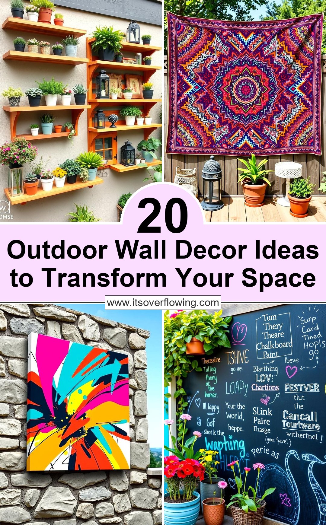 20 Outdoor Wall Decor Ideas to Transform Your Space