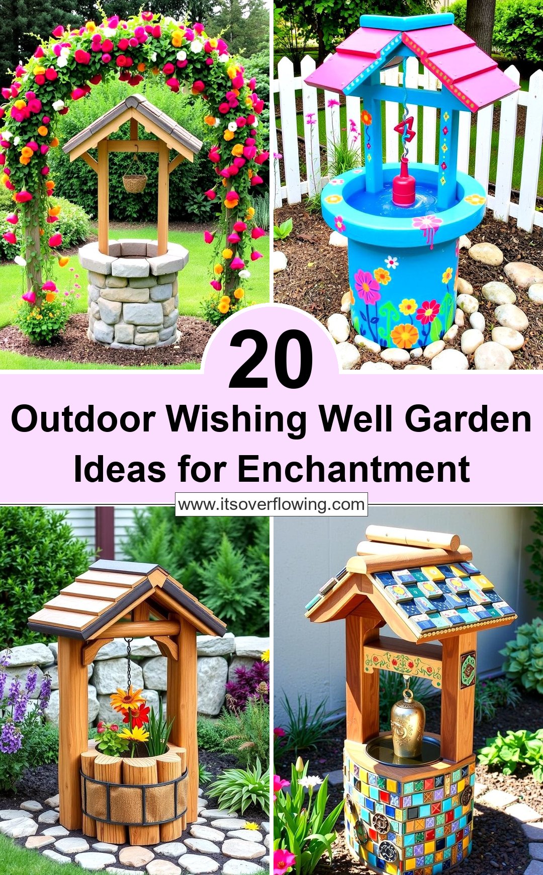 20 Outdoor Wishing Well Garden Ideas for Enchantment