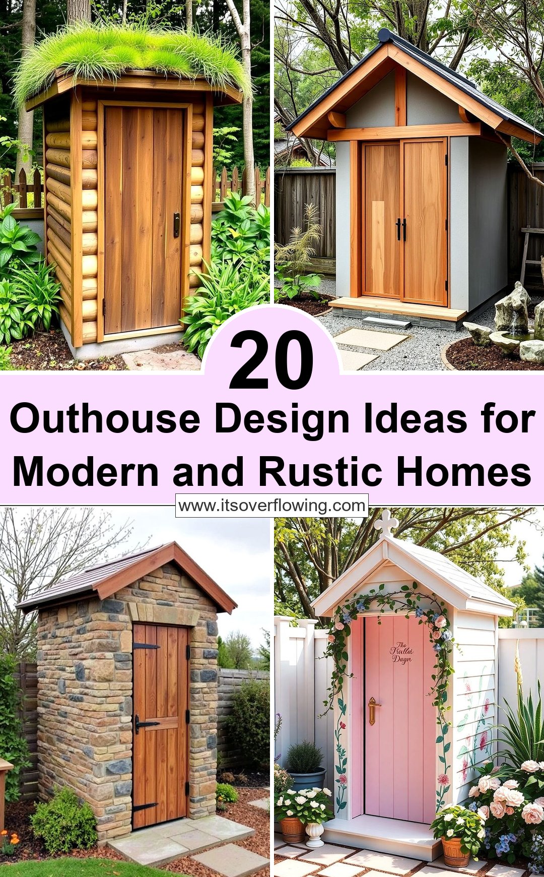 20 Outhouse Design Ideas for Modern and Rustic Homes