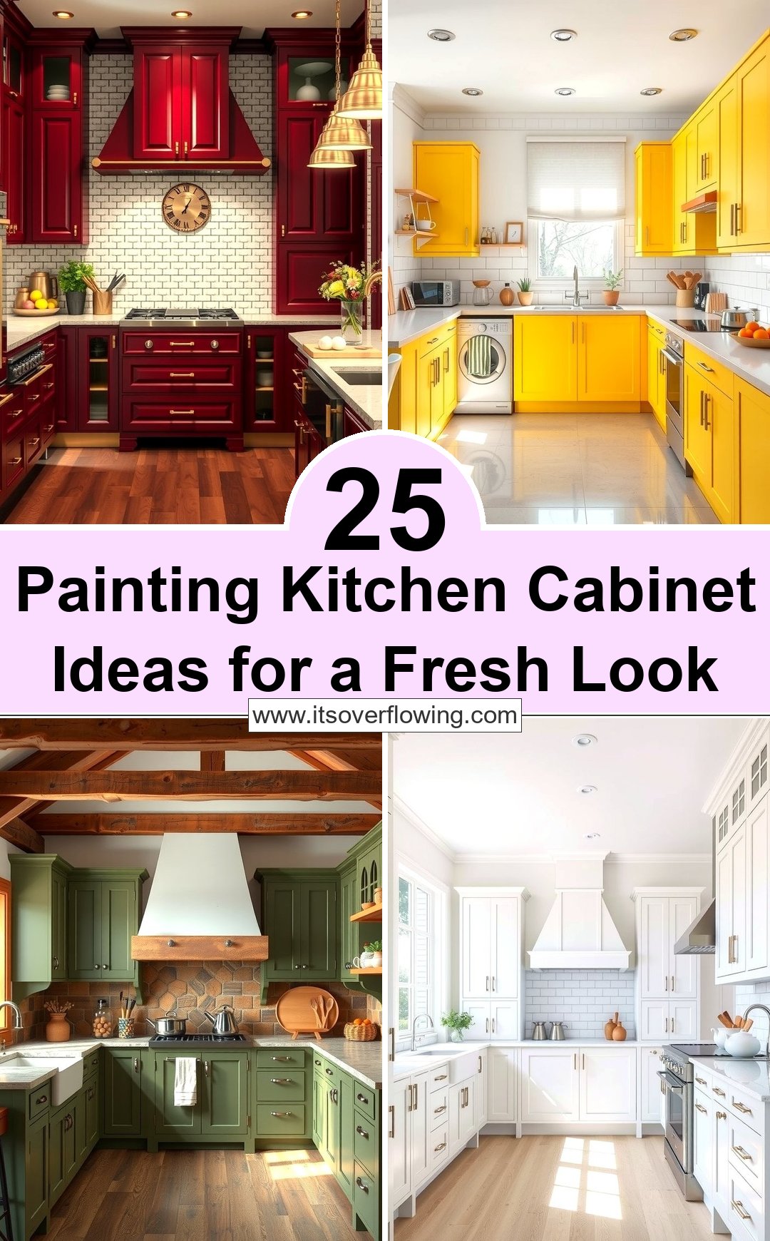 25 Painting Kitchen Cabinet Ideas for a Fresh Look