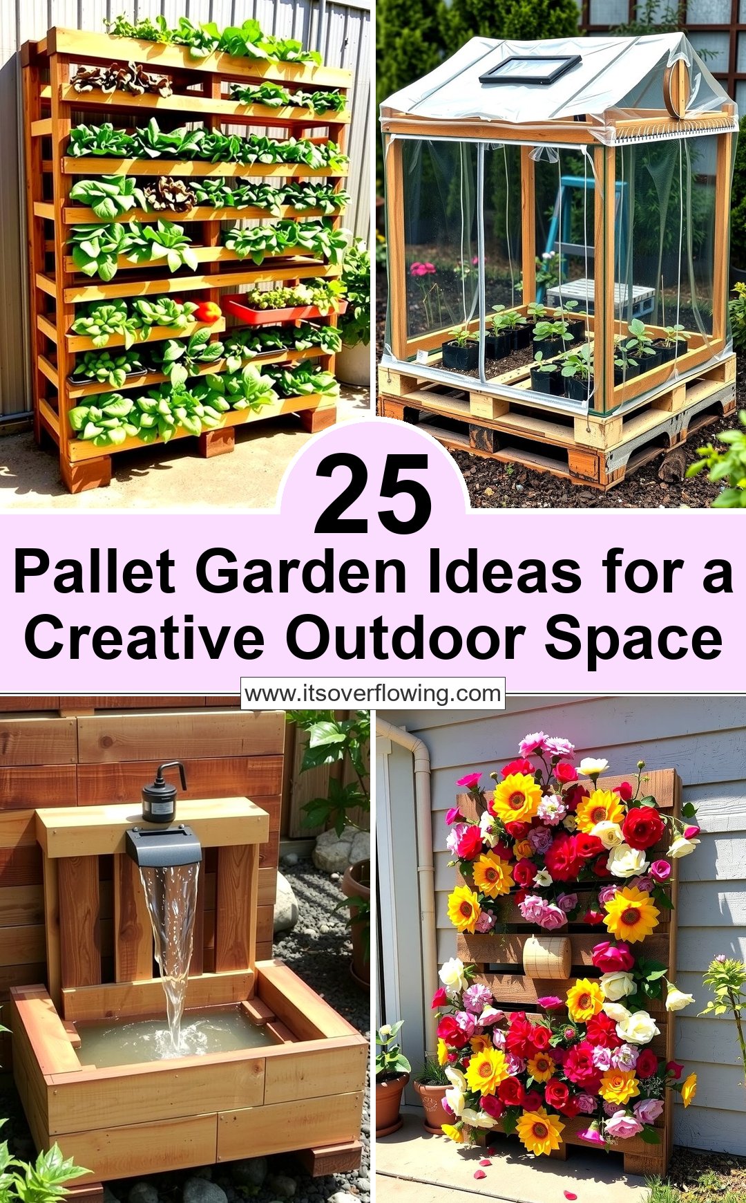 25 Pallet Garden Ideas for a Creative Outdoor Space