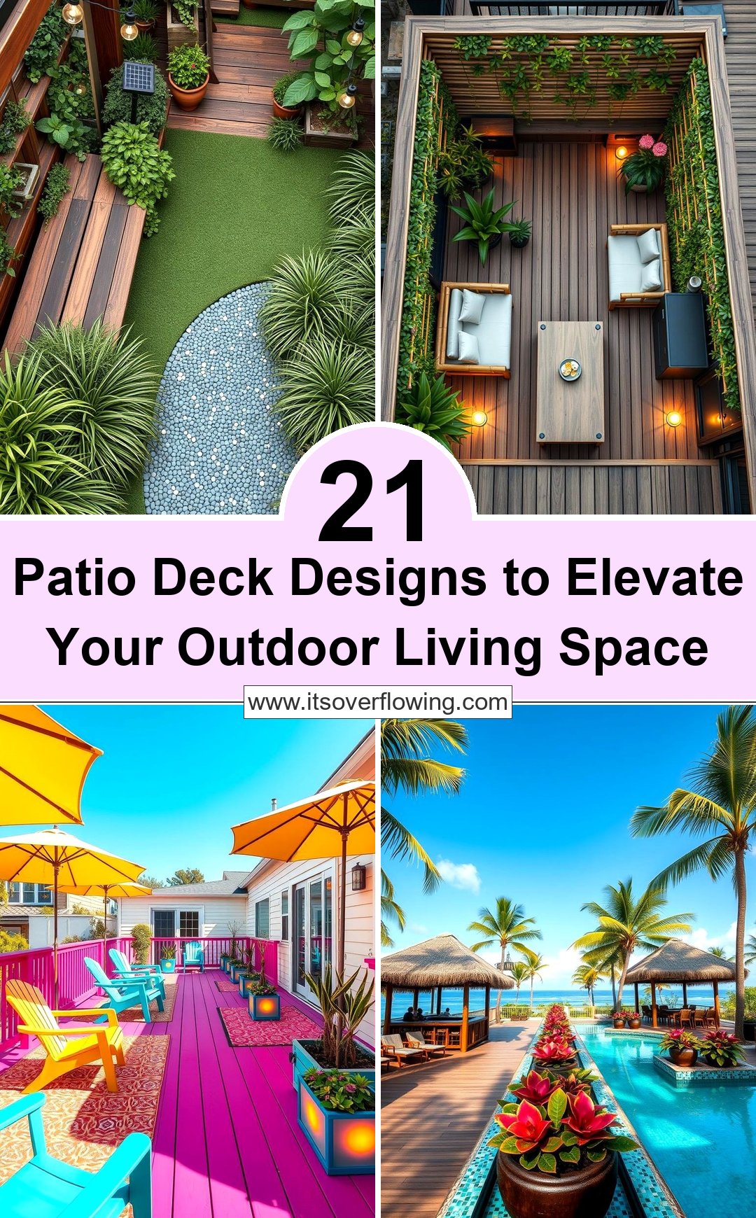21 Patio Deck Designs to Elevate Your Outdoor Living Space