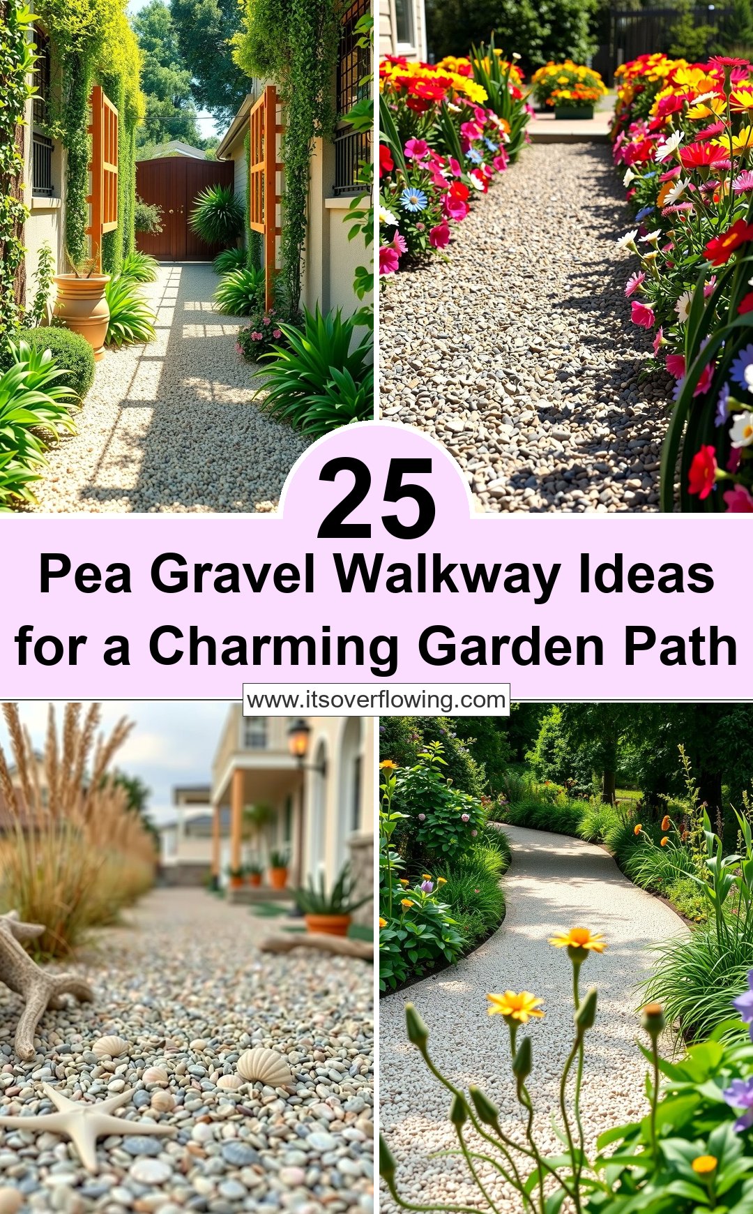 25 Pea Gravel Walkway Ideas for a Charming Garden Path